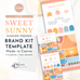 Sweet Sunny Brand Identity Kit Lite Canva Template – The Classic Digitalist