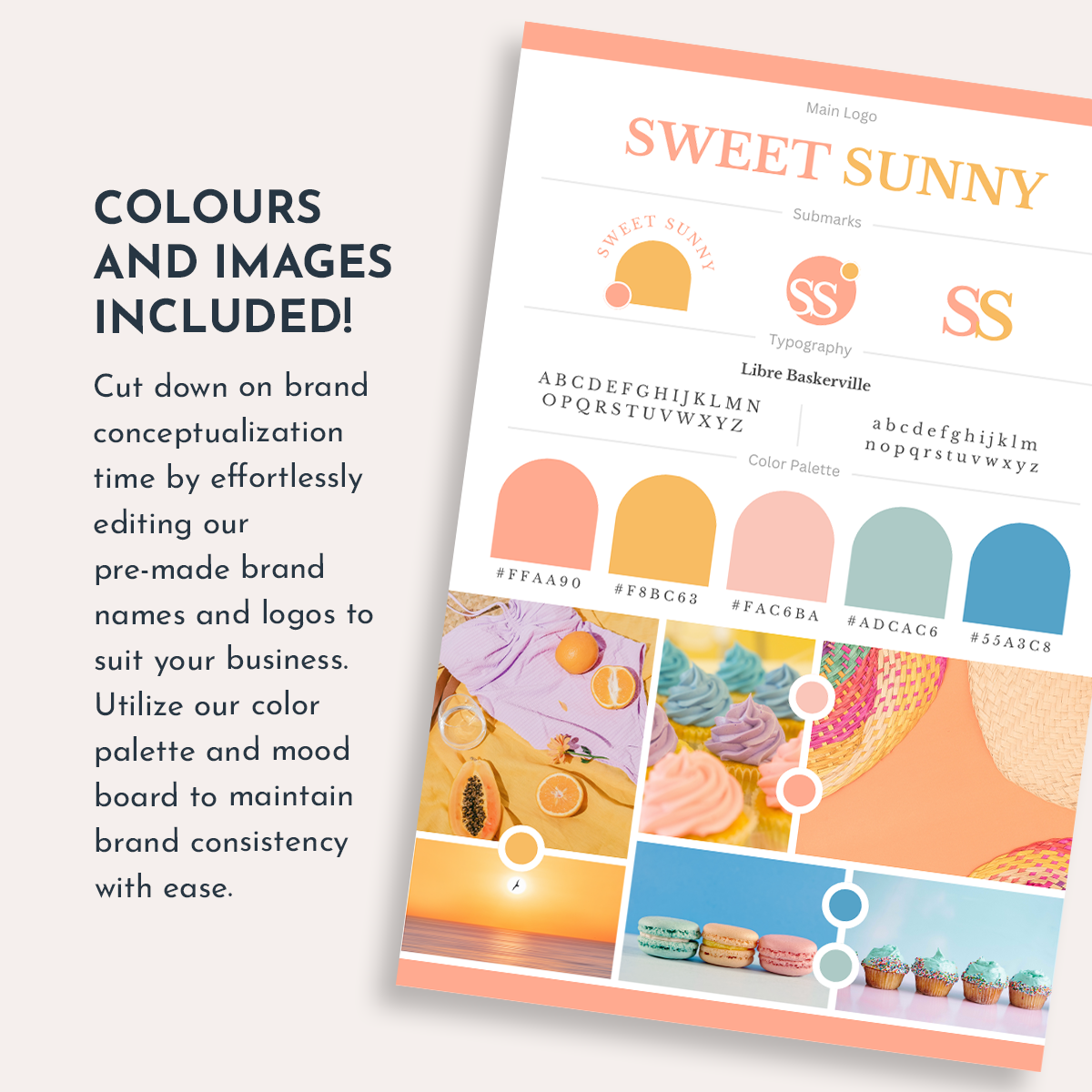 Sweet Sunny Brand Identity Kit Lite Canva Template – The Classic Digitalist